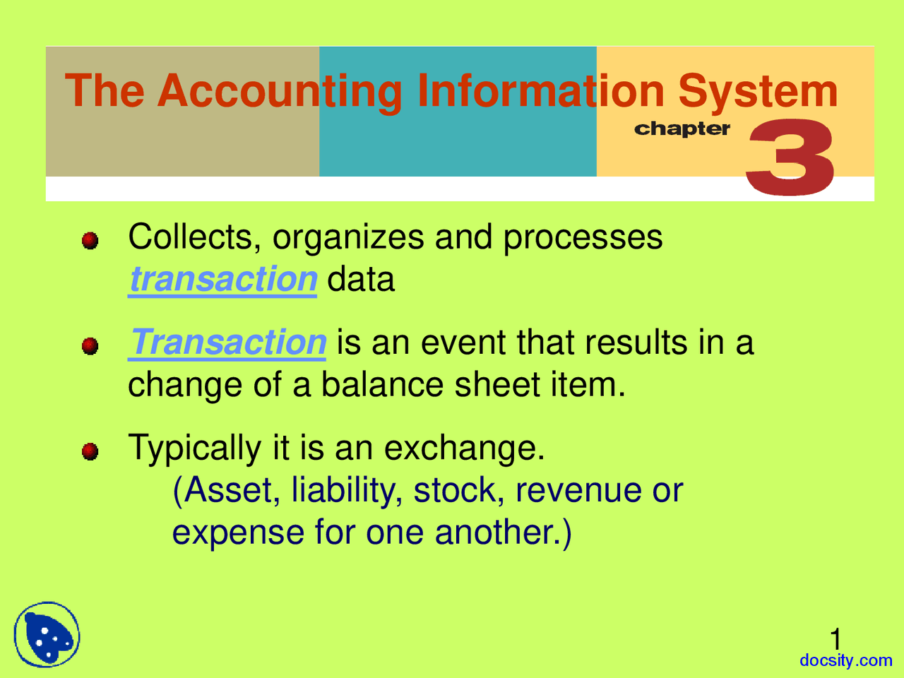 Accounting Information System - Intermediate Financial Accounting - Lecture Slides - Docsity