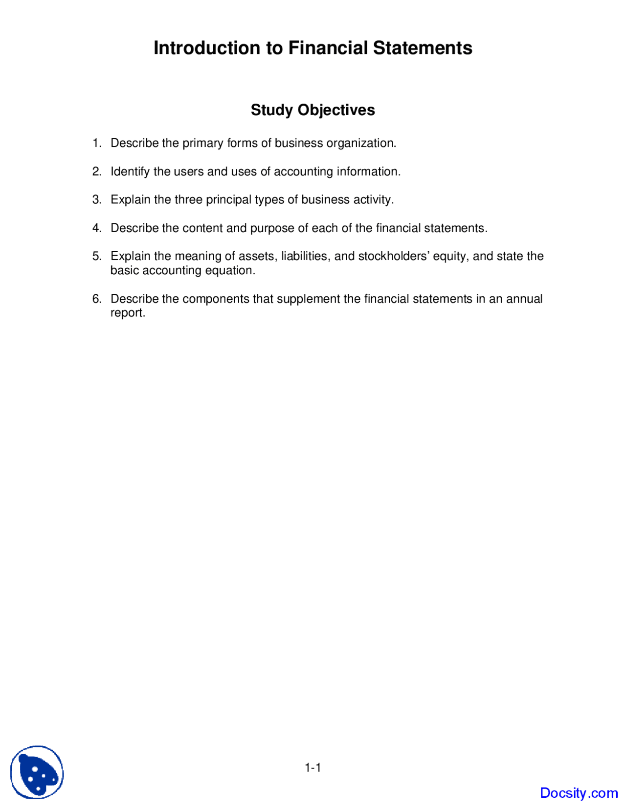 Introduction to Financial Statements - Principles of Accounting ...