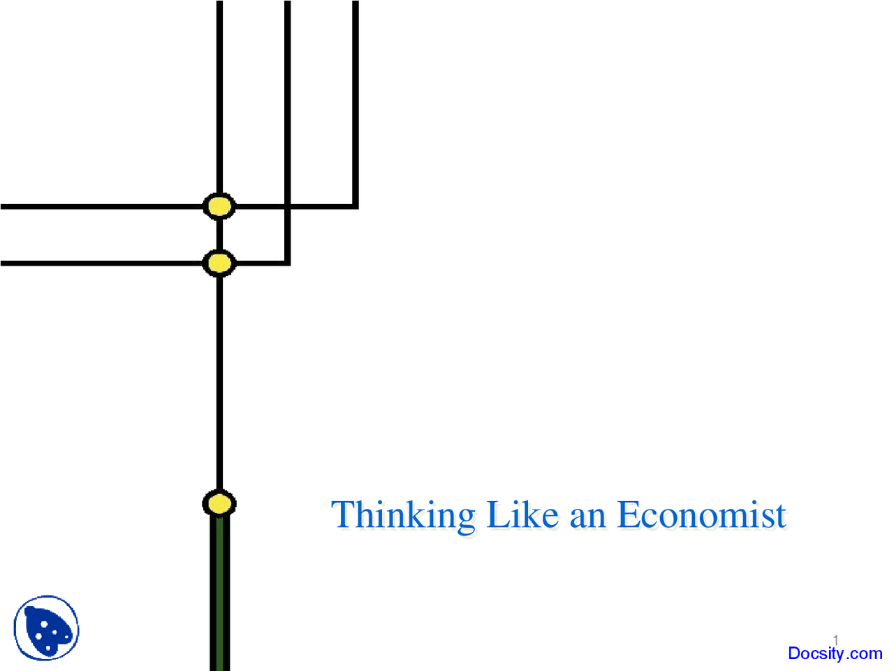 Thinking Like an Economist - Operations Management - Lecture Slides - Docsity