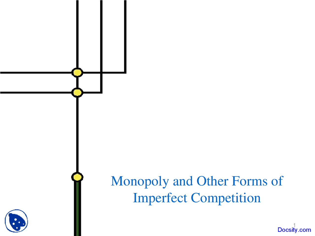 Monopoly and Other Forms of Imperfect Competition - Operations ...