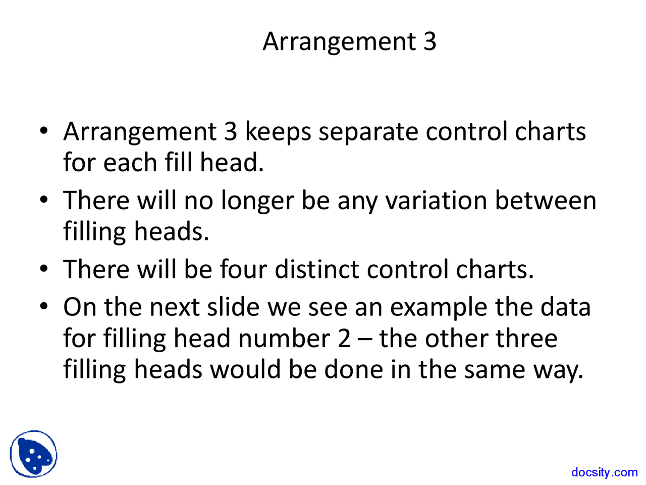 Filling Heads Operation Management Lecture Slides Docsity