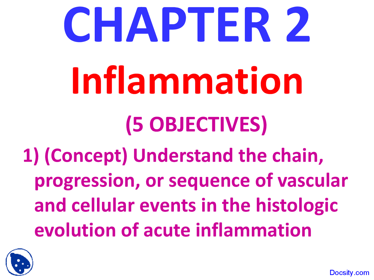 Acute Inflammation Pathology Lecture Slides Slides Pathology