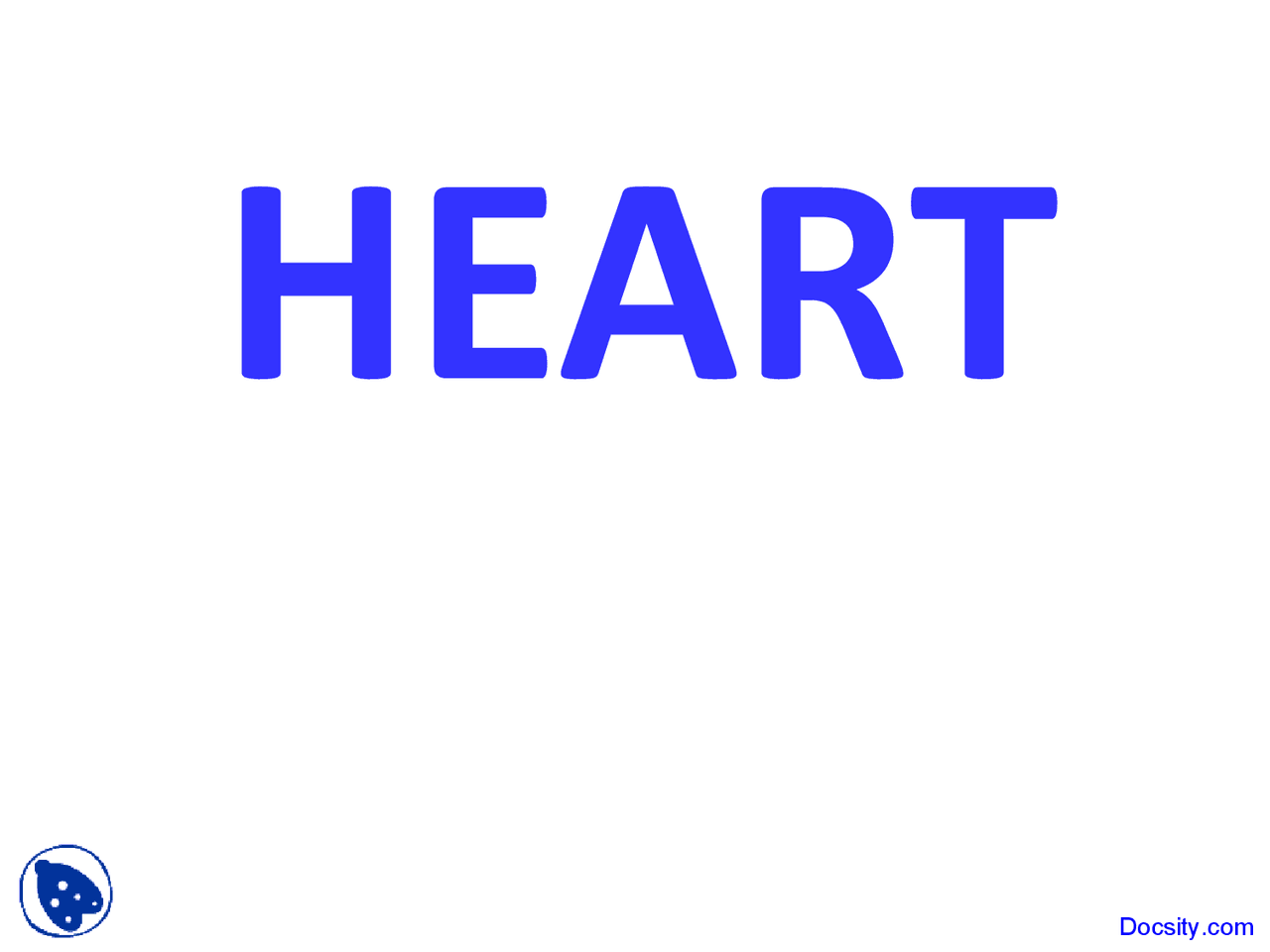 Heart Pathology Lecture Slides Docsity