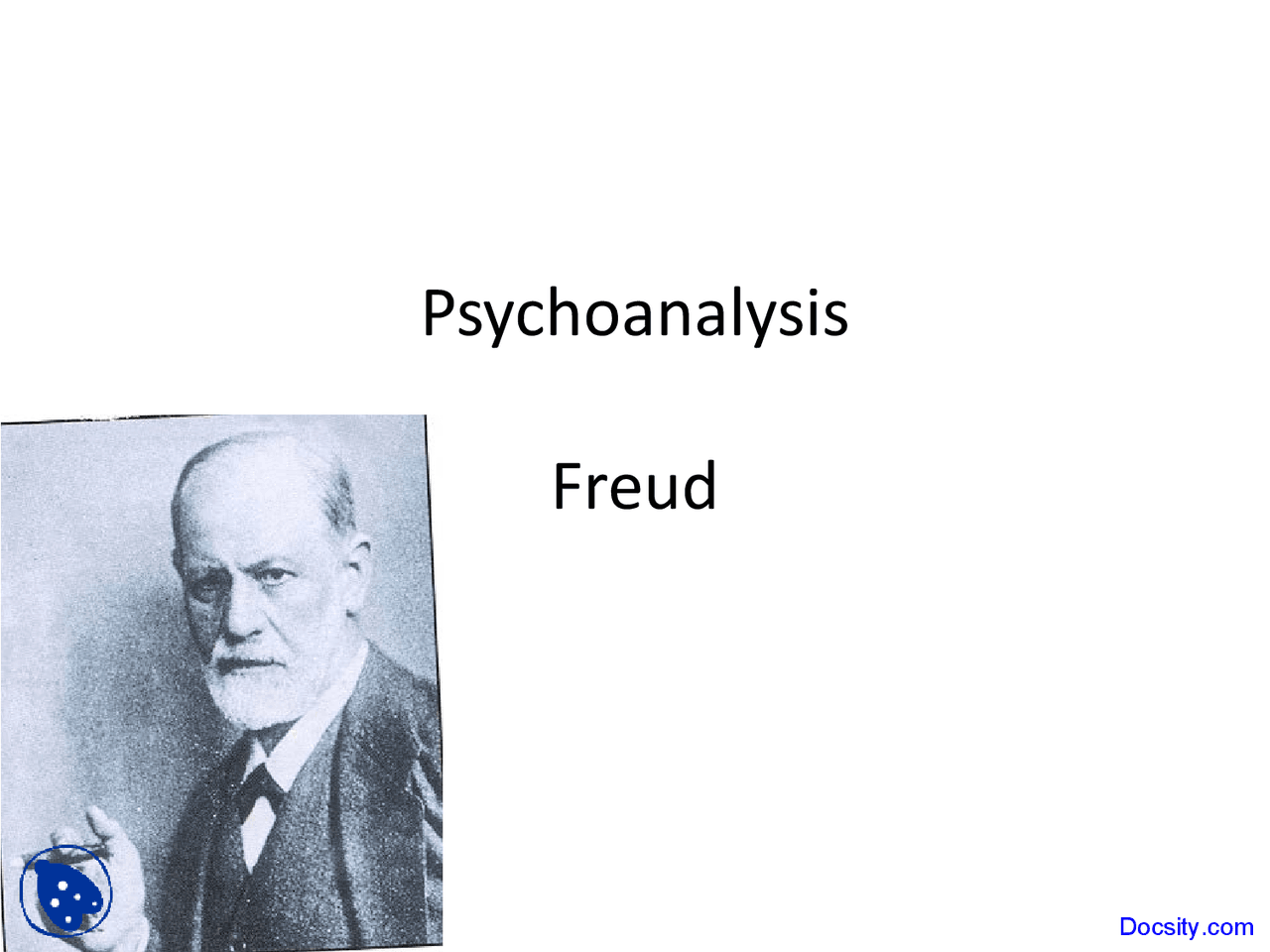 Psychoanalysis Personality Theory Lecture Slides Docsity