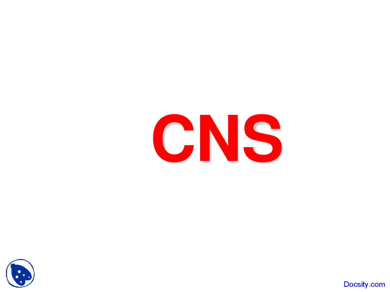 Central Nervous System - Pathology - Lecture Slides - Docsity