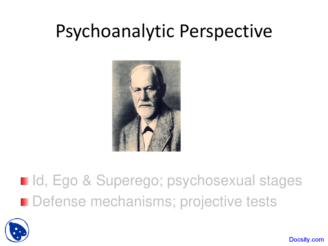 Psychoanalytic Perspective - Fundamentals of Psychology - Lecture ...