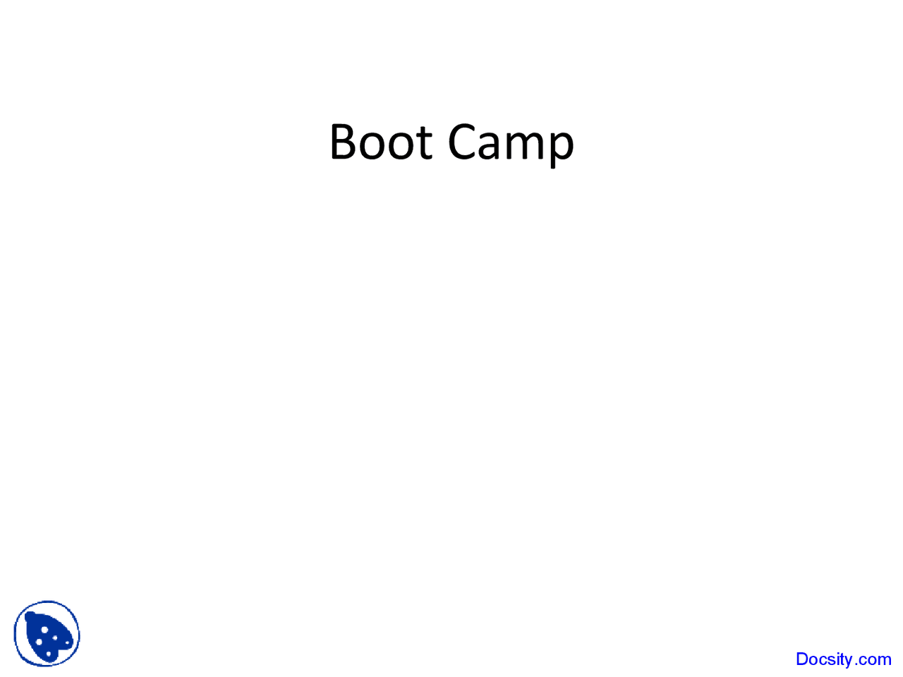 Boot Camp - Fundamentals of Psychology - Lecture Slides | Slides ...