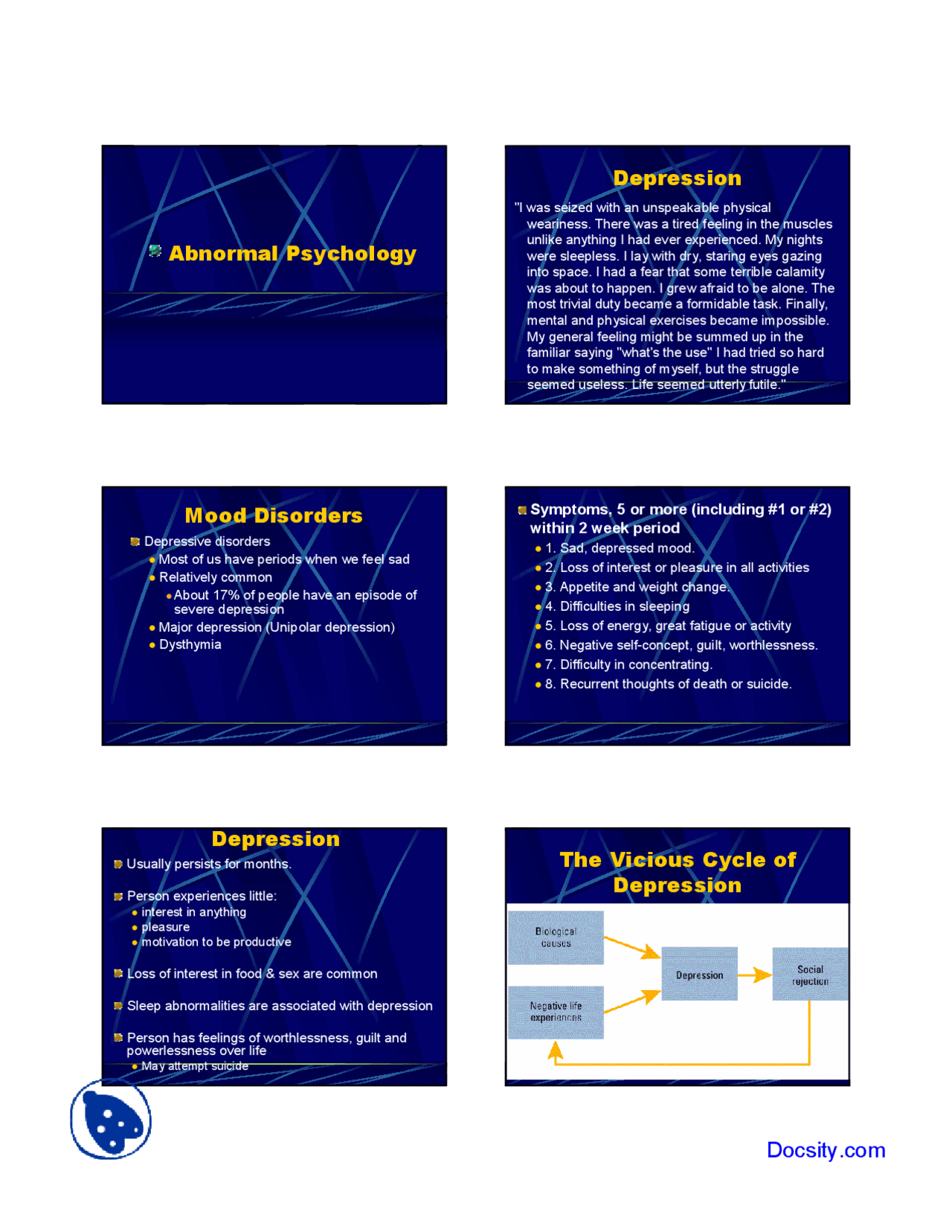 Understanding Mood Disorders And Depression Fundamentals Of Psychology