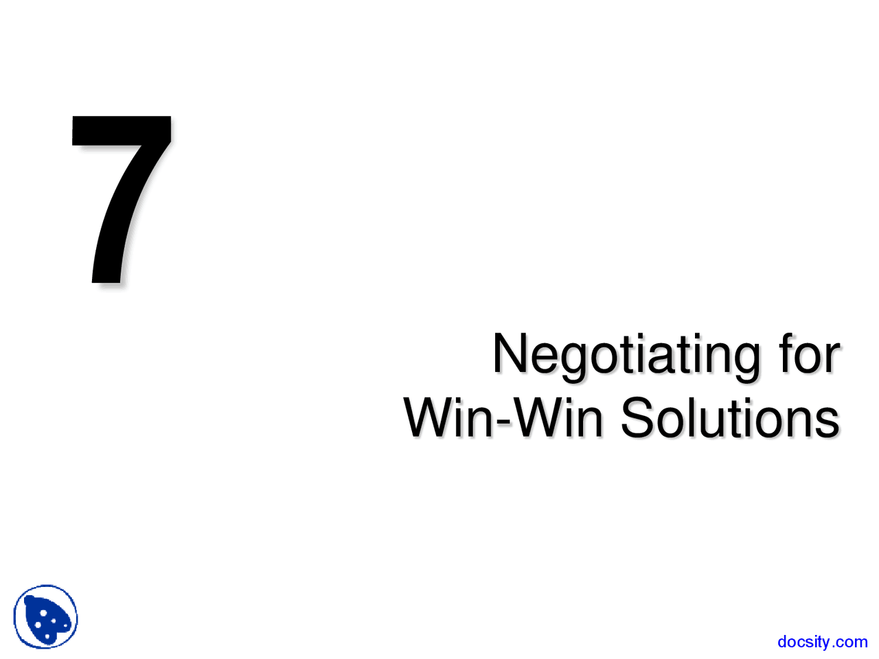 Negotiating Professional Selling Lecture Slides Docsity