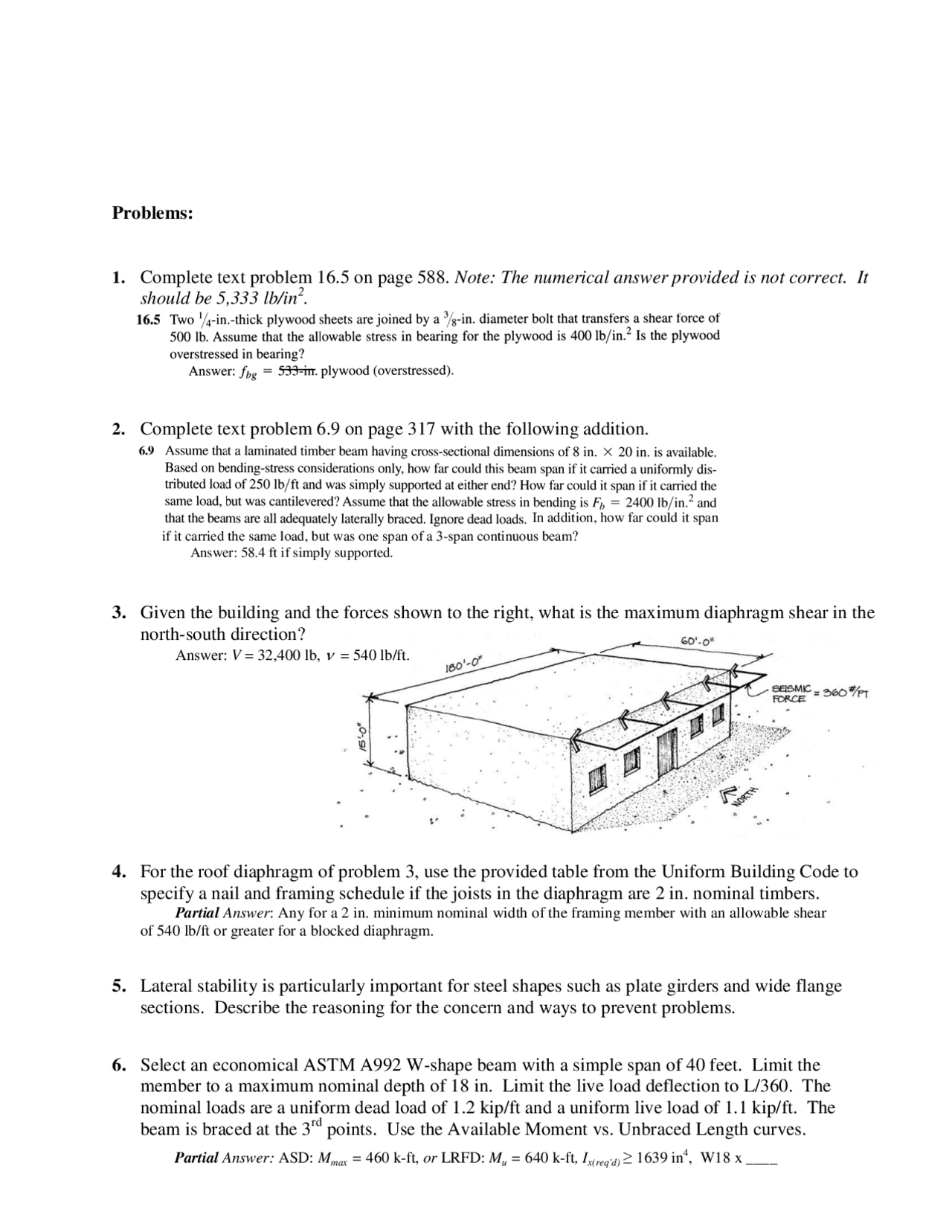 Most Economical Architectural Structures Assignment Docsity