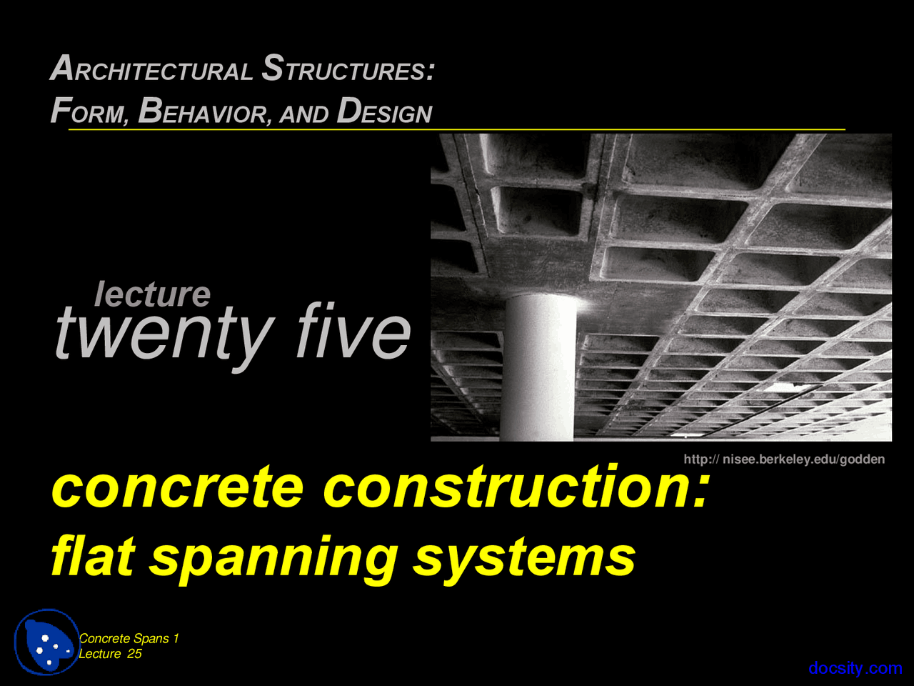 Flat Spanning Systems - Architectural Structures - Lecture Slides ...