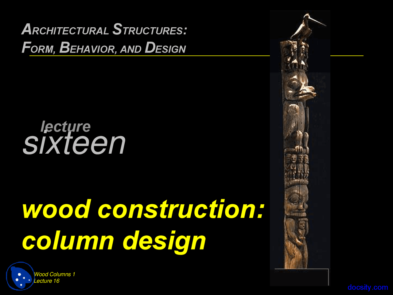 Column Designs Architectural Structures Lecture Slides Docsity