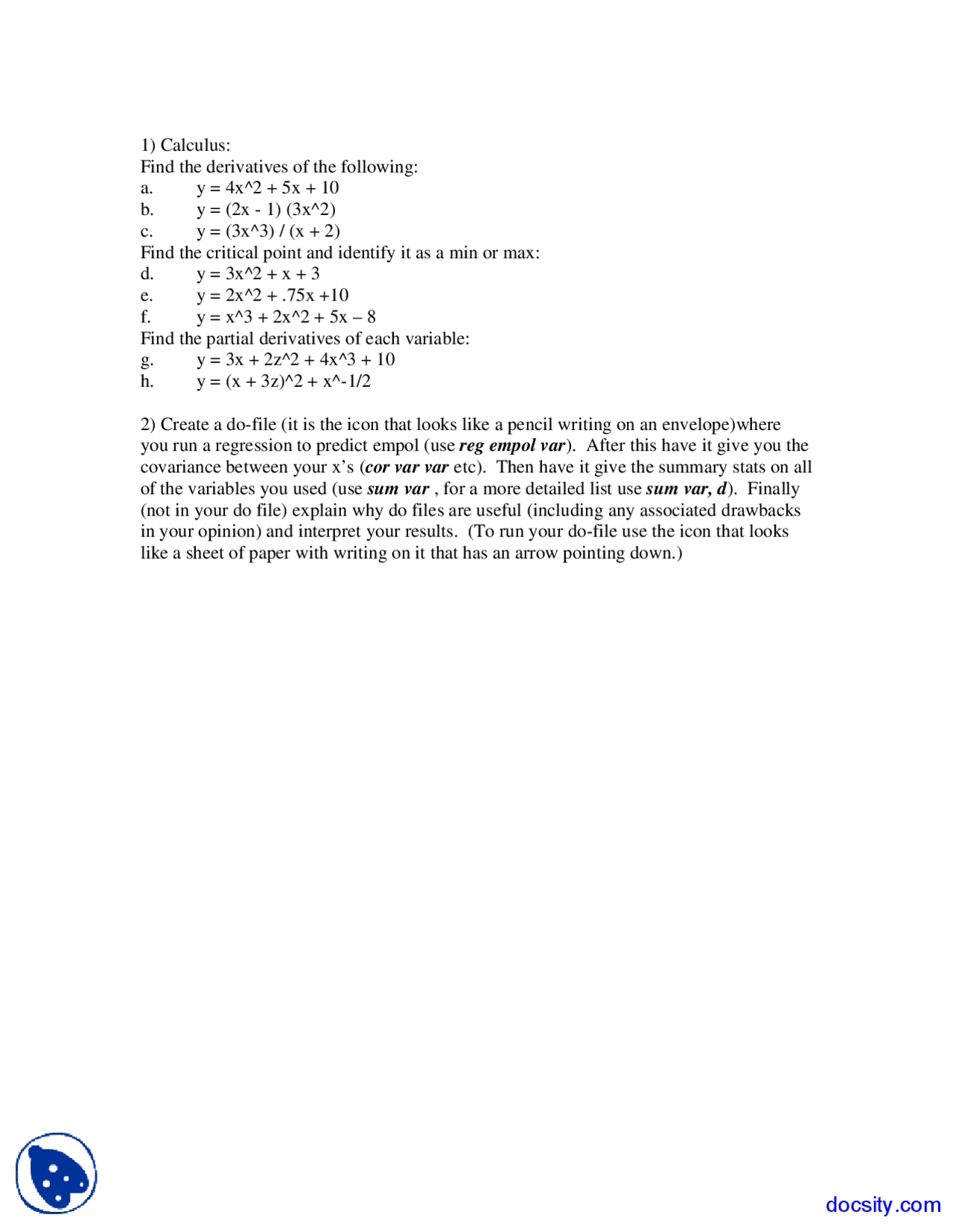 Pencil Writing - Quantitative Methods in Public Management - Assignment - Docsity