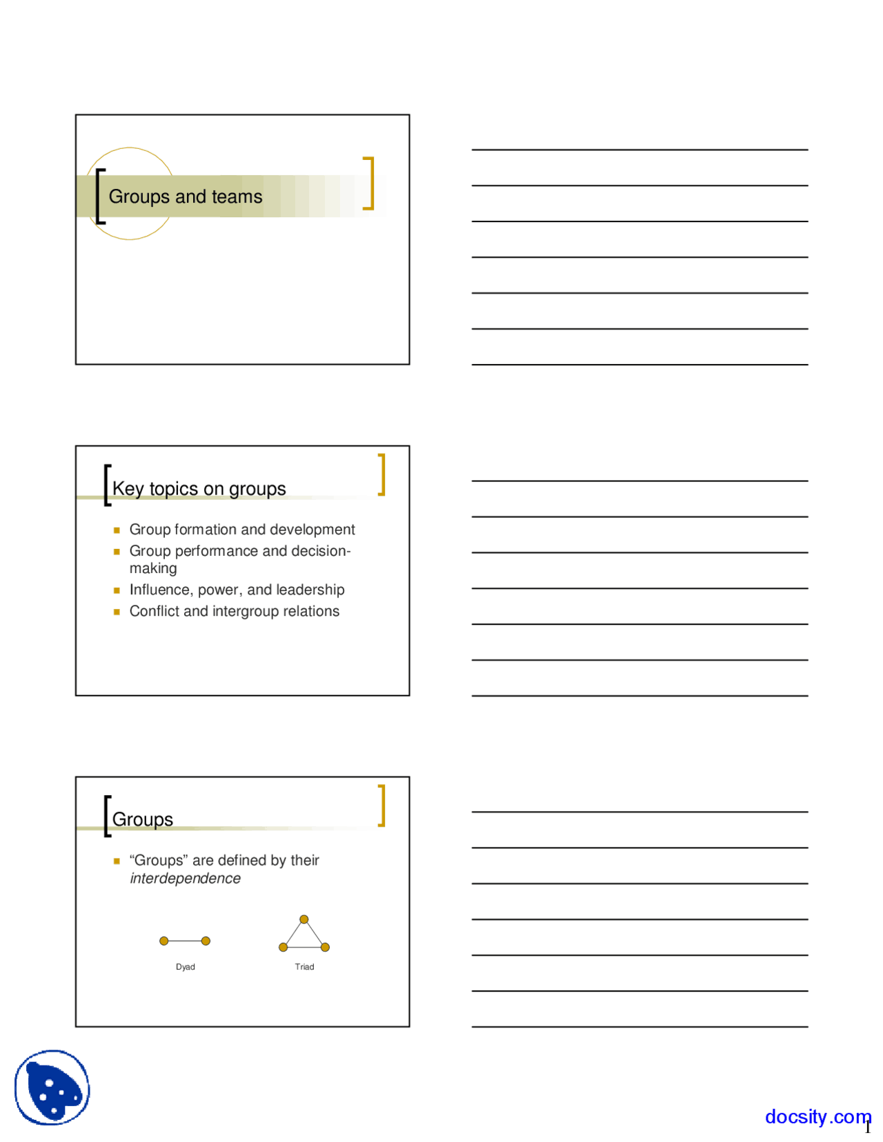 Groups And Teams Managing Organizational Behavior Lecture Slides