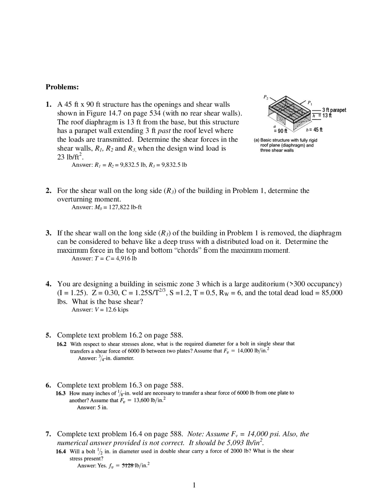 Structure Architectural Structures Assignment Docsity