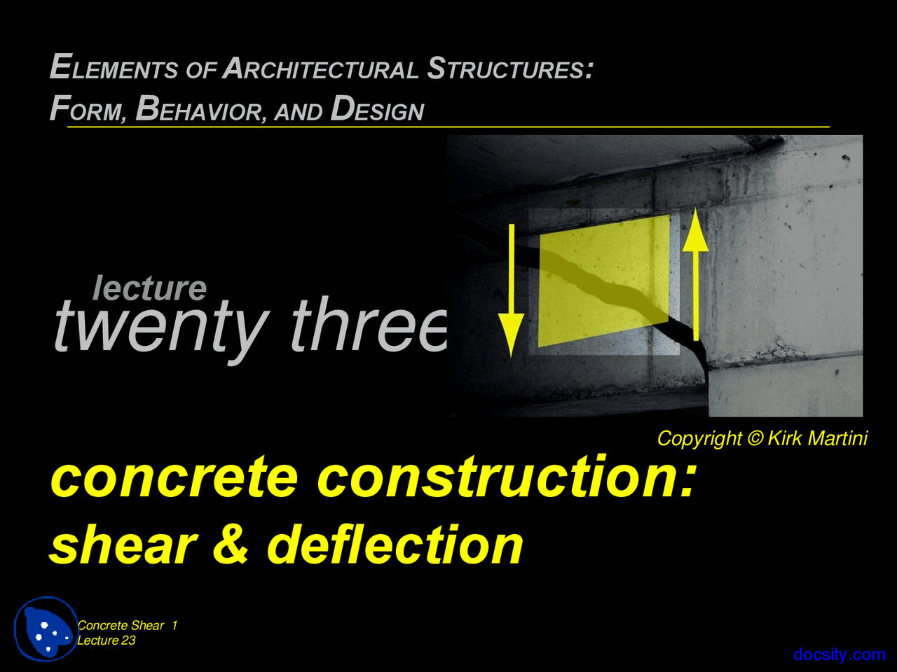 Shear And Deflection Elements Of Architectural Structures Lecture