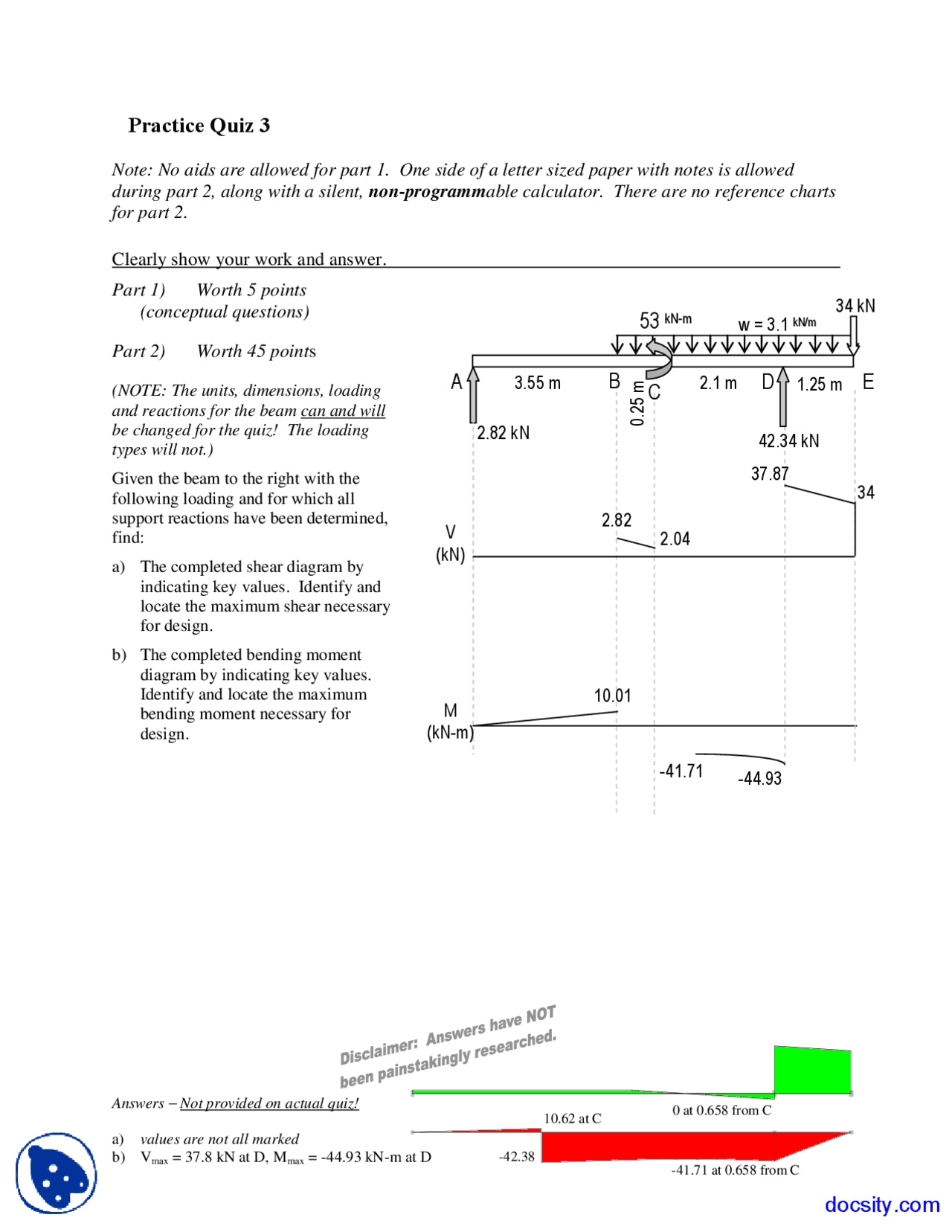 Dimensions Elements Of Architectural Structures Quiz Docsity