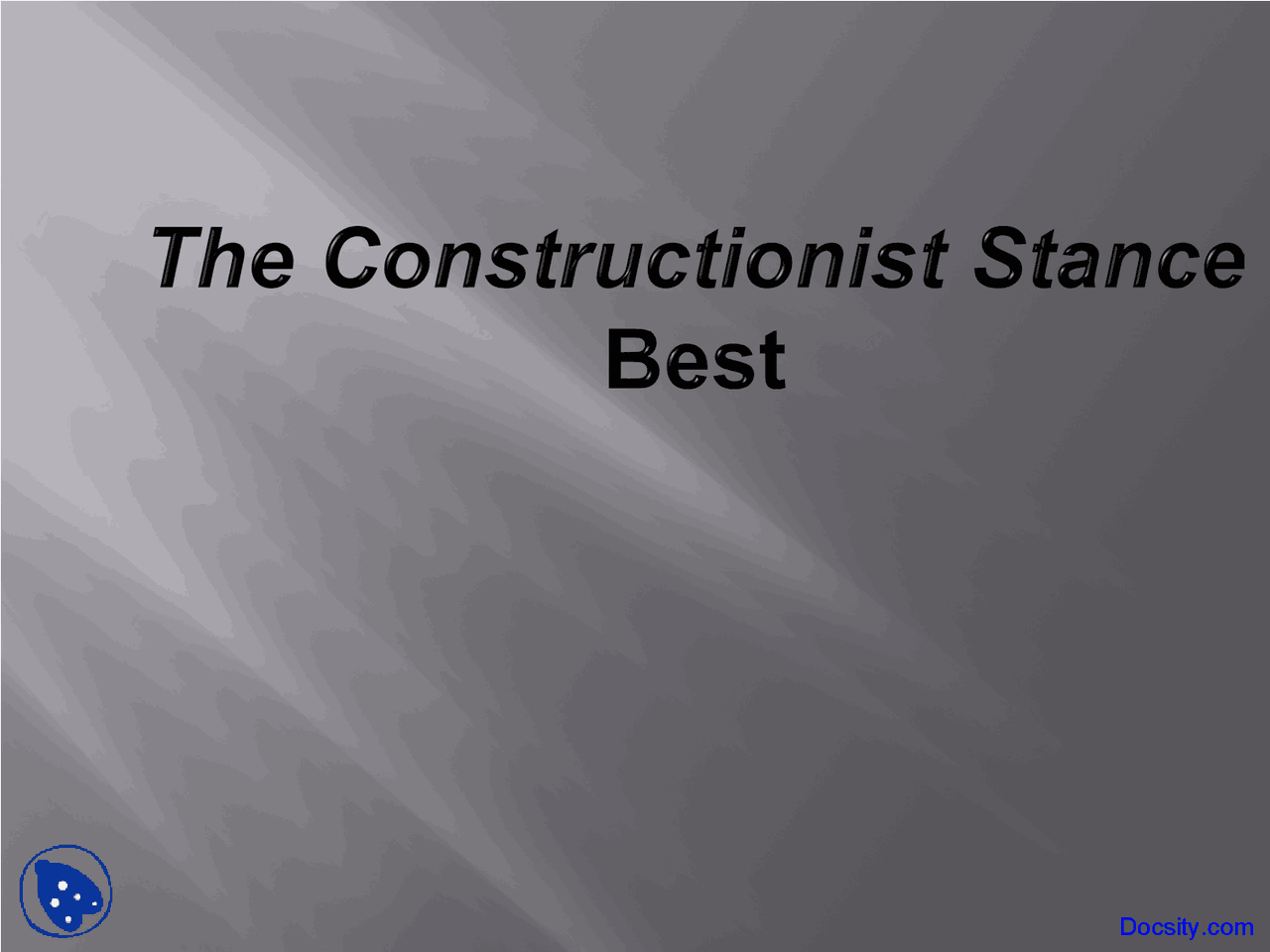 Structionist Stance Deviance Lecture Slides Docsity