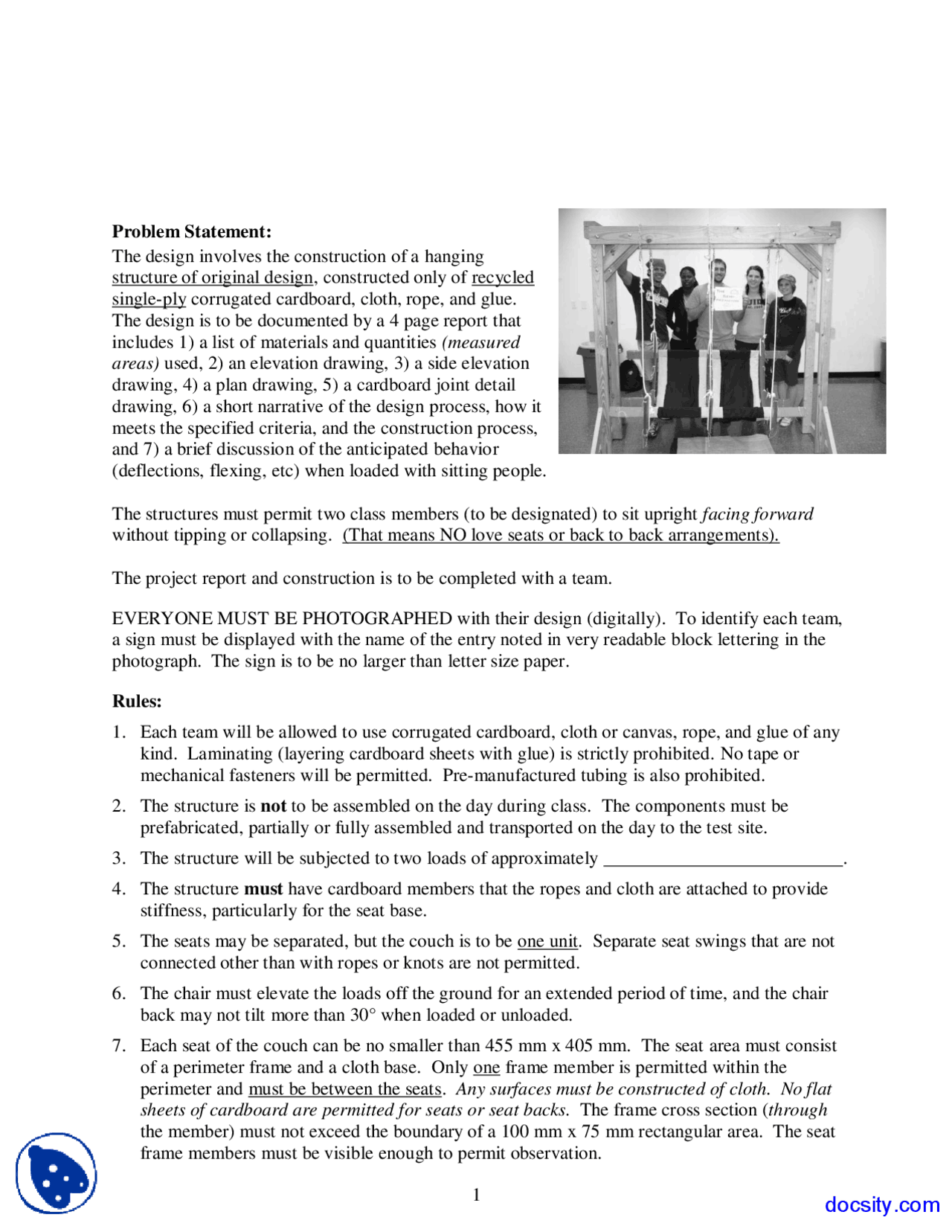 Card Board Architectural Structures Lecture Notes Docsity