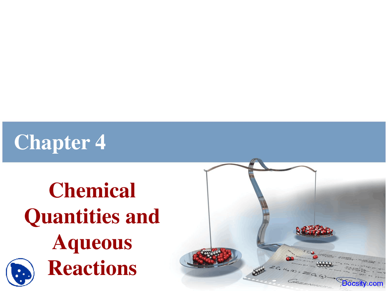 Chemical Quantities General Chemistry Lecture Slides Docsity