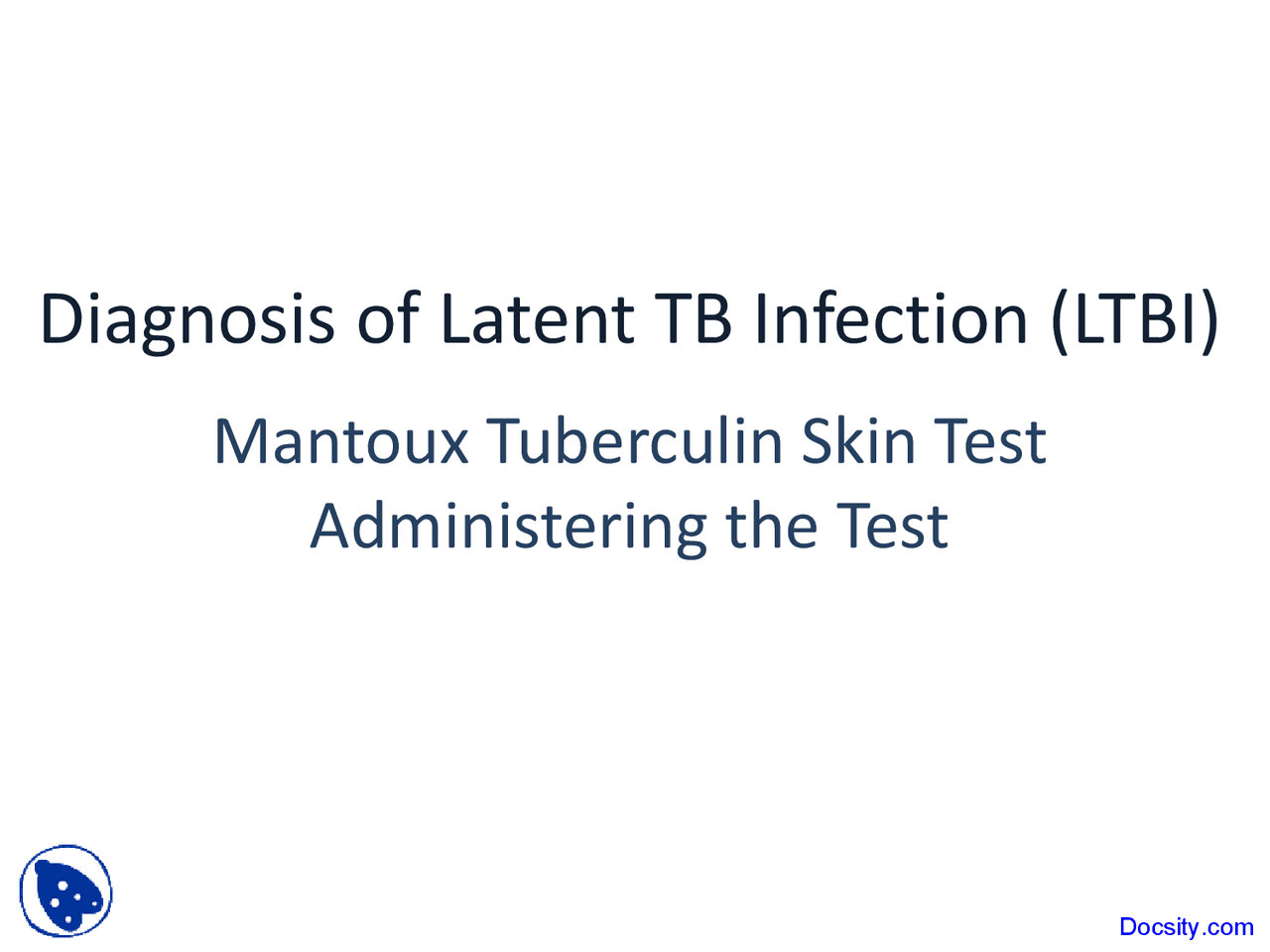 Mantoux Tuberculin Skin Test: Administration, Reaction, and Measuring ...