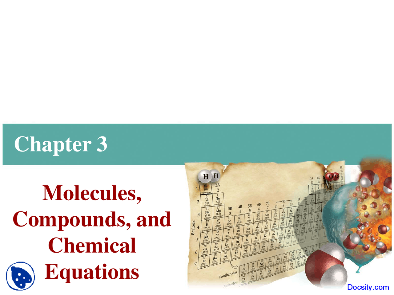 Molecules Compounds General Chemistry Lecture Slides Slides
