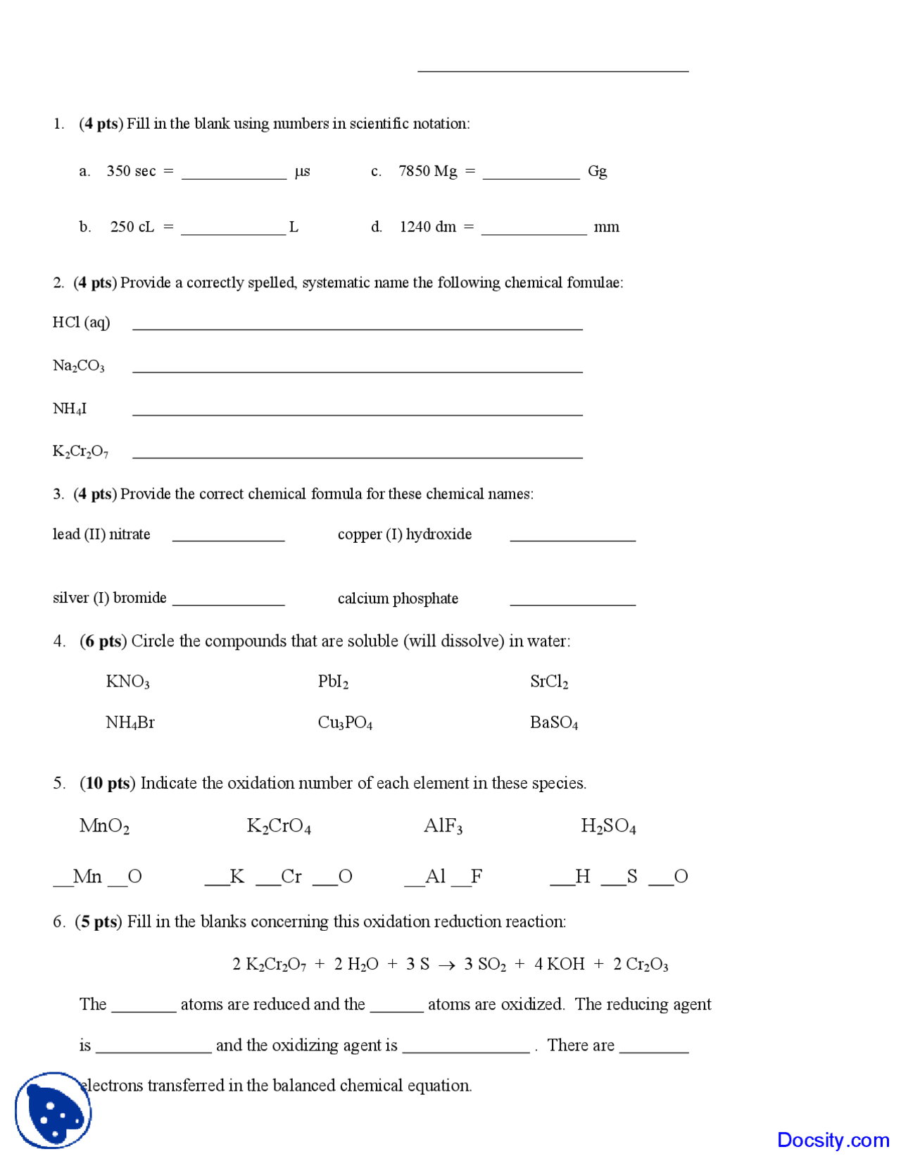 Systematic Name General Chemistry Quiz Docsity systematic-name-general-chemistry-quiz-docsity