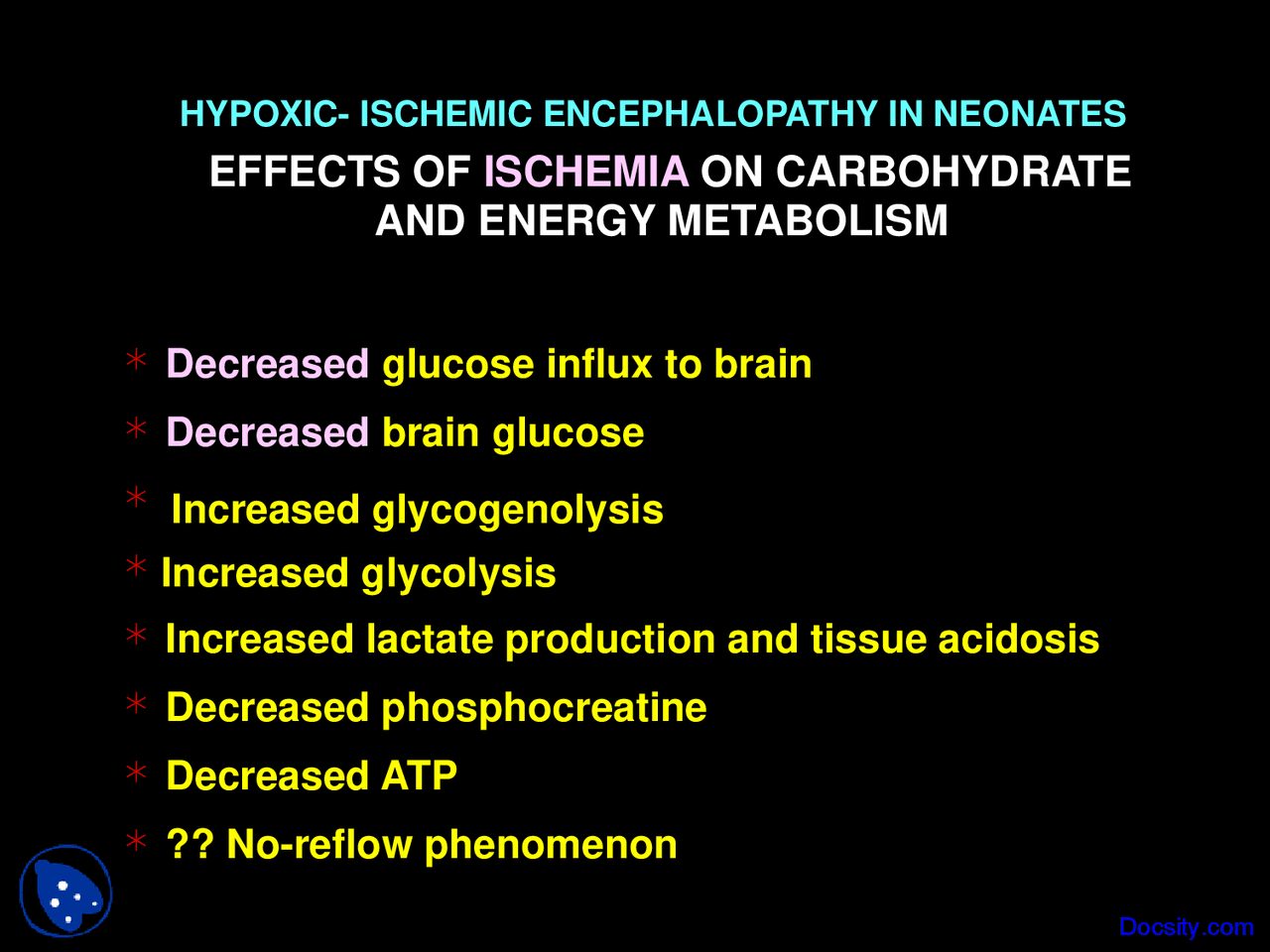 Hypoxic Ischemic Encephalopathy Paediatrics Lecture Slides Docsity