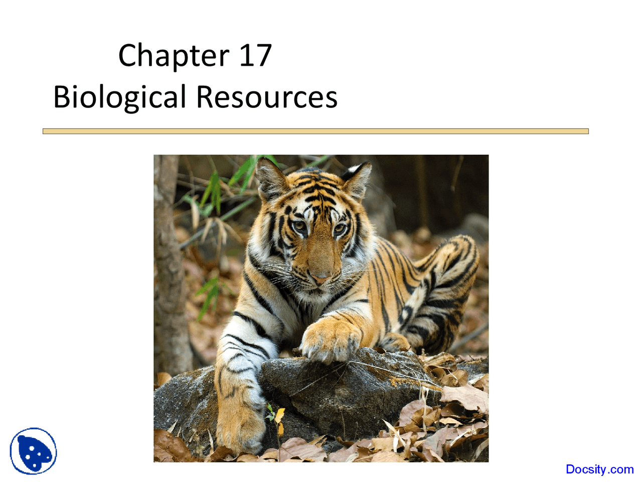 Biological Resources Introduction To Ecology Lecture Slides Docsity