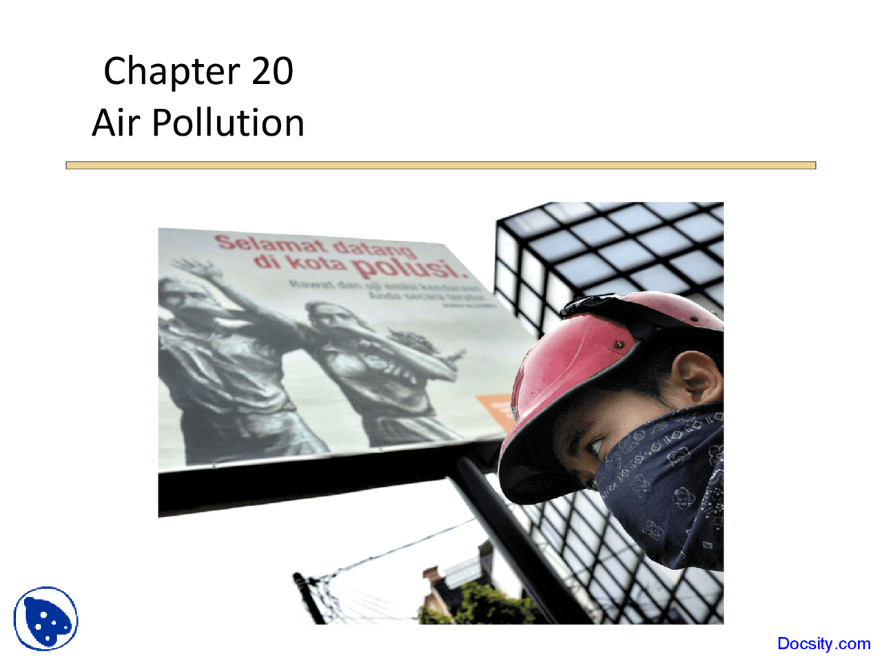 Air Pollution - Introduction to Ecology - Lecture Slides - Docsity