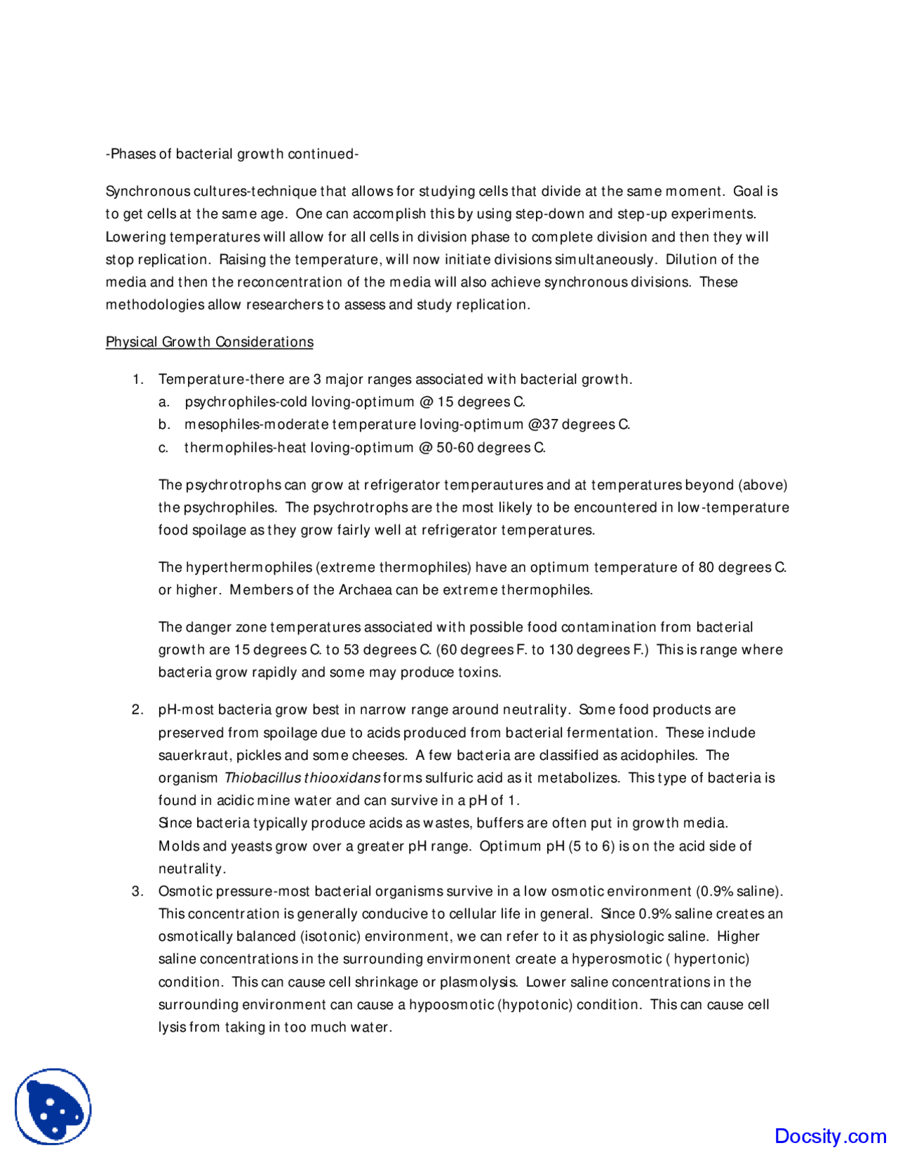 Phases of Bacterial Growth - Fundamentals of Microbiology - Lecture ...