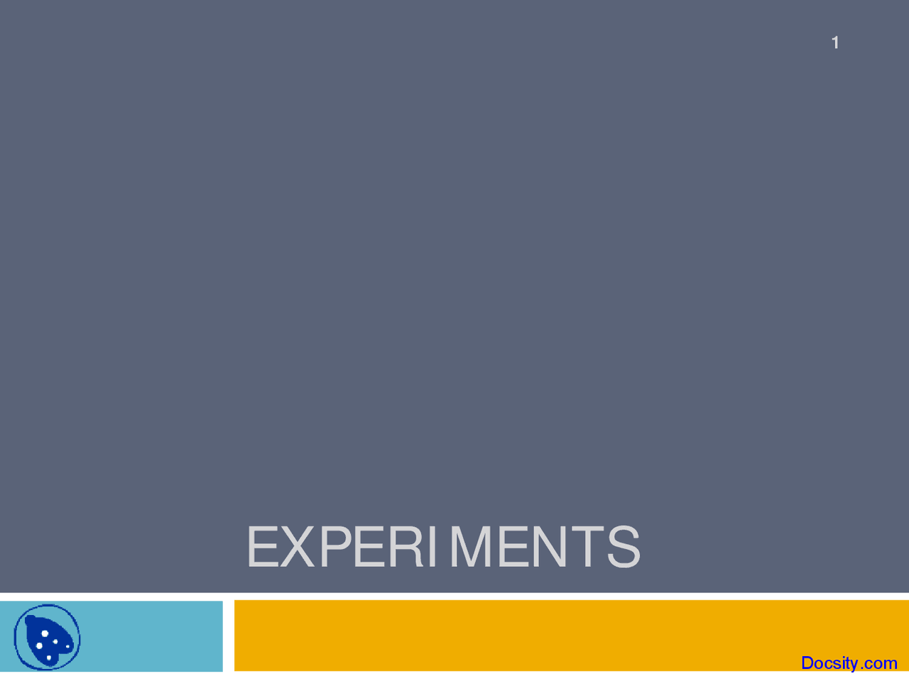 Experiments Sociological Analysis Lecture Slides Docsity