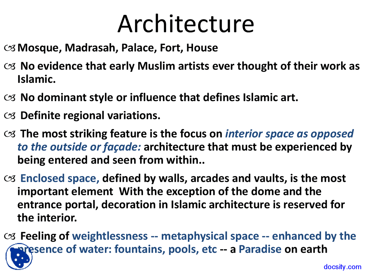 Architecture Intercultural Humanities Lecture Slides Docsity