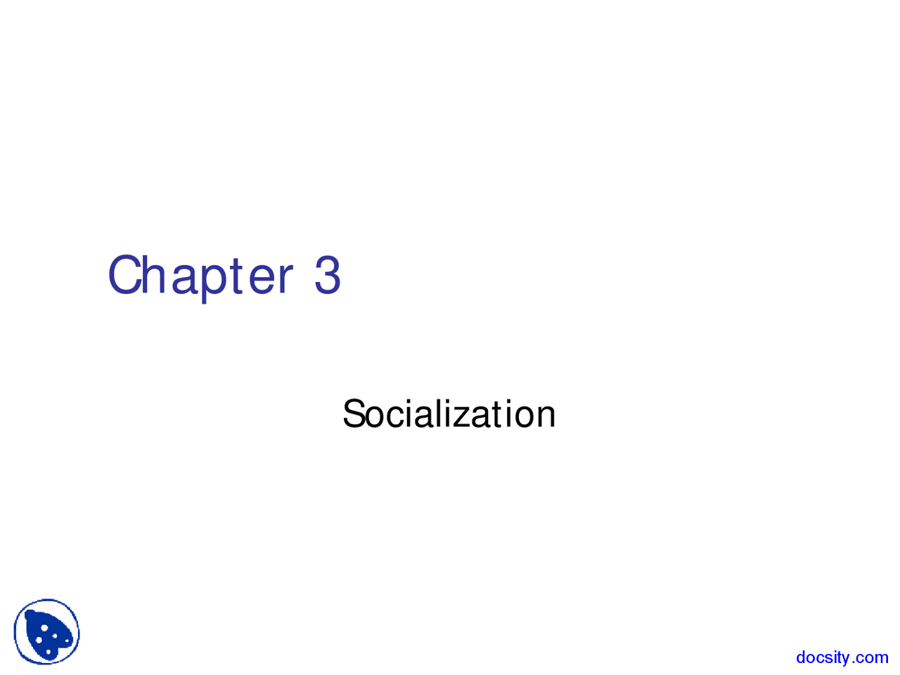 Socialization Fundamental And General Sociology Lecture Slides