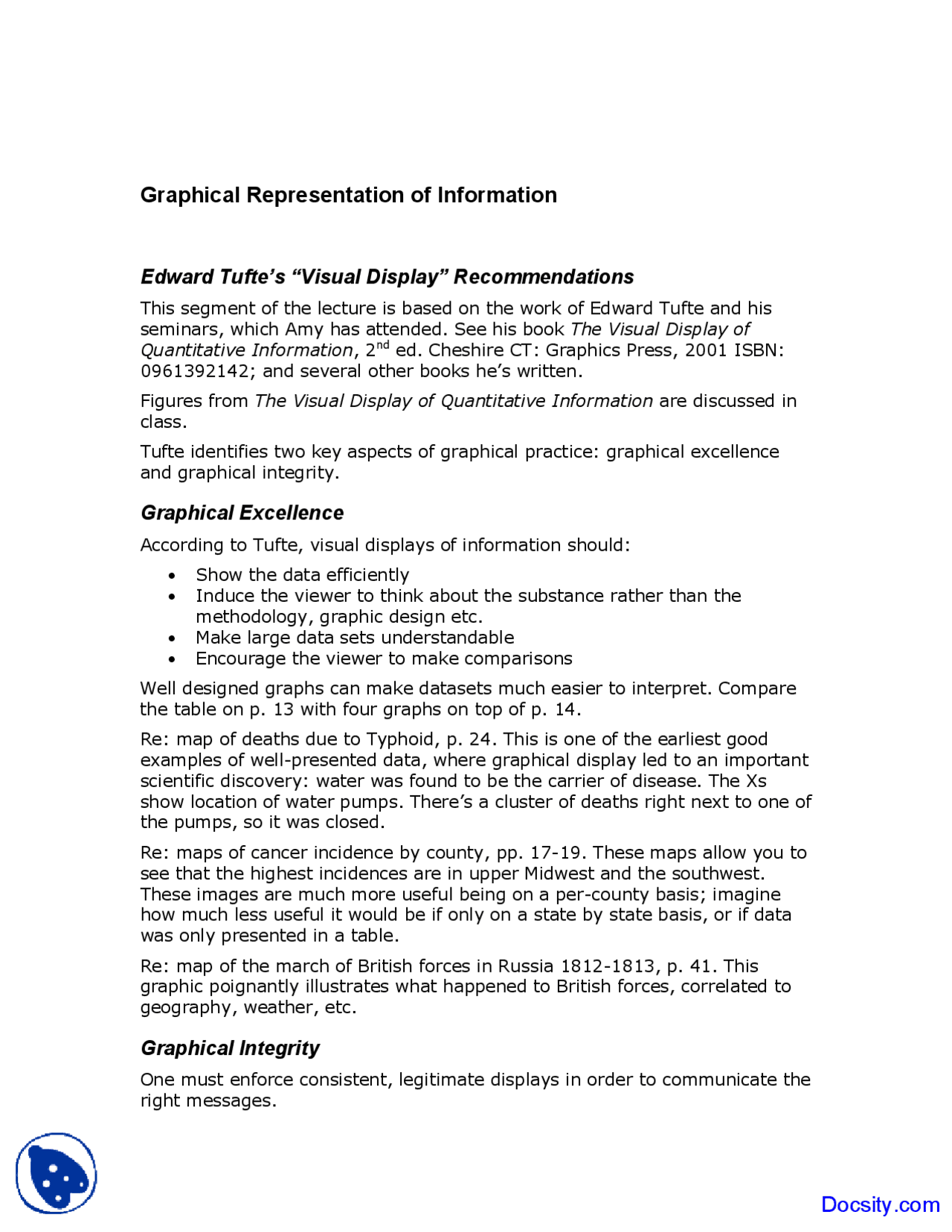 Graphical Representation Of Information Design And Dissemination