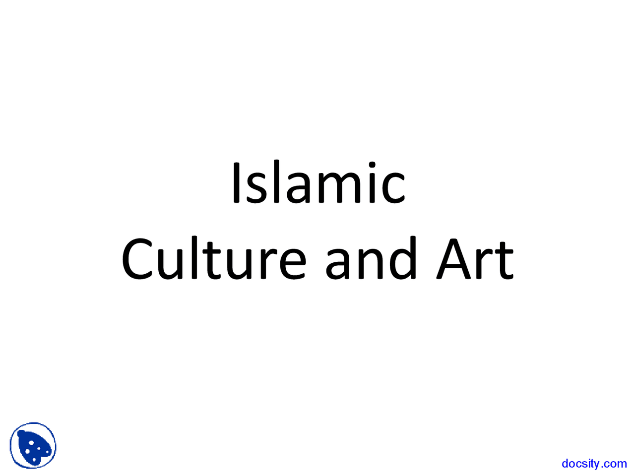 Culture And Art Intercultural Humanities Lecture Slides Docsity