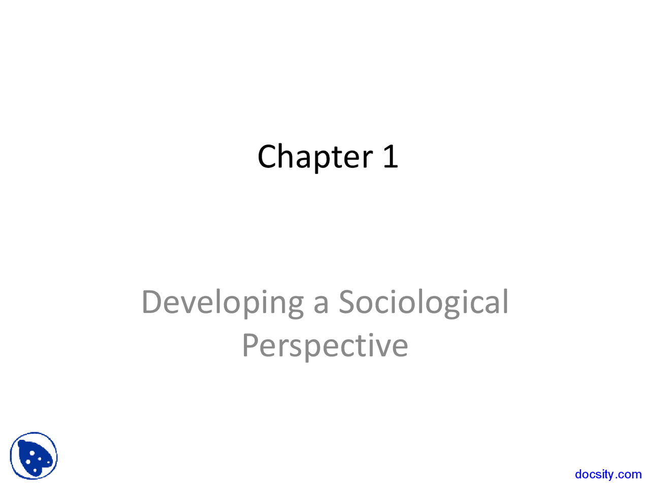 Sociological Perspective Introduction Sociology Lecture Slides