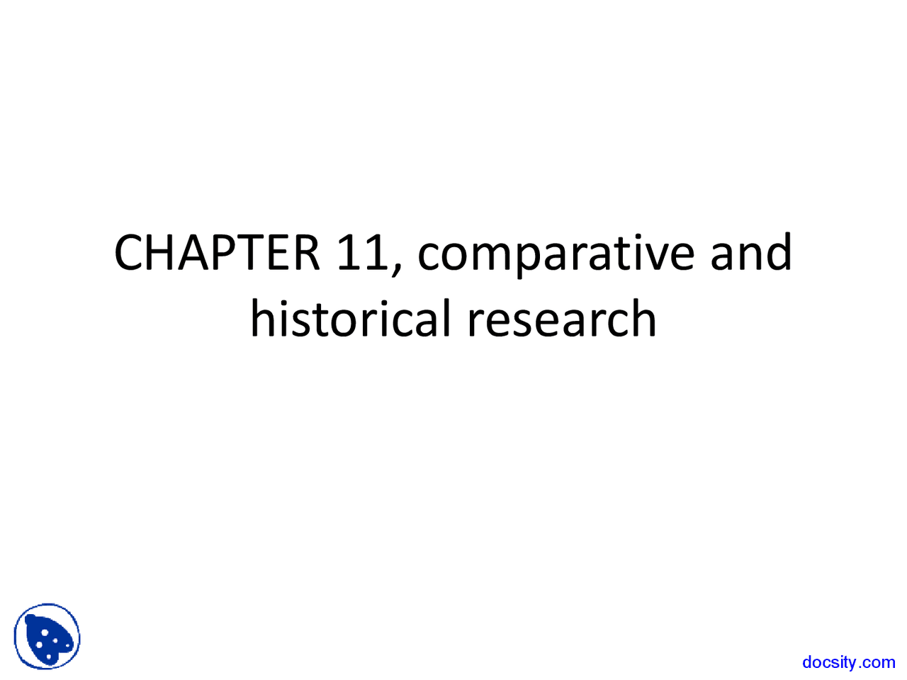 Historical Research Introduction Sociology Lecture Slides Docsity