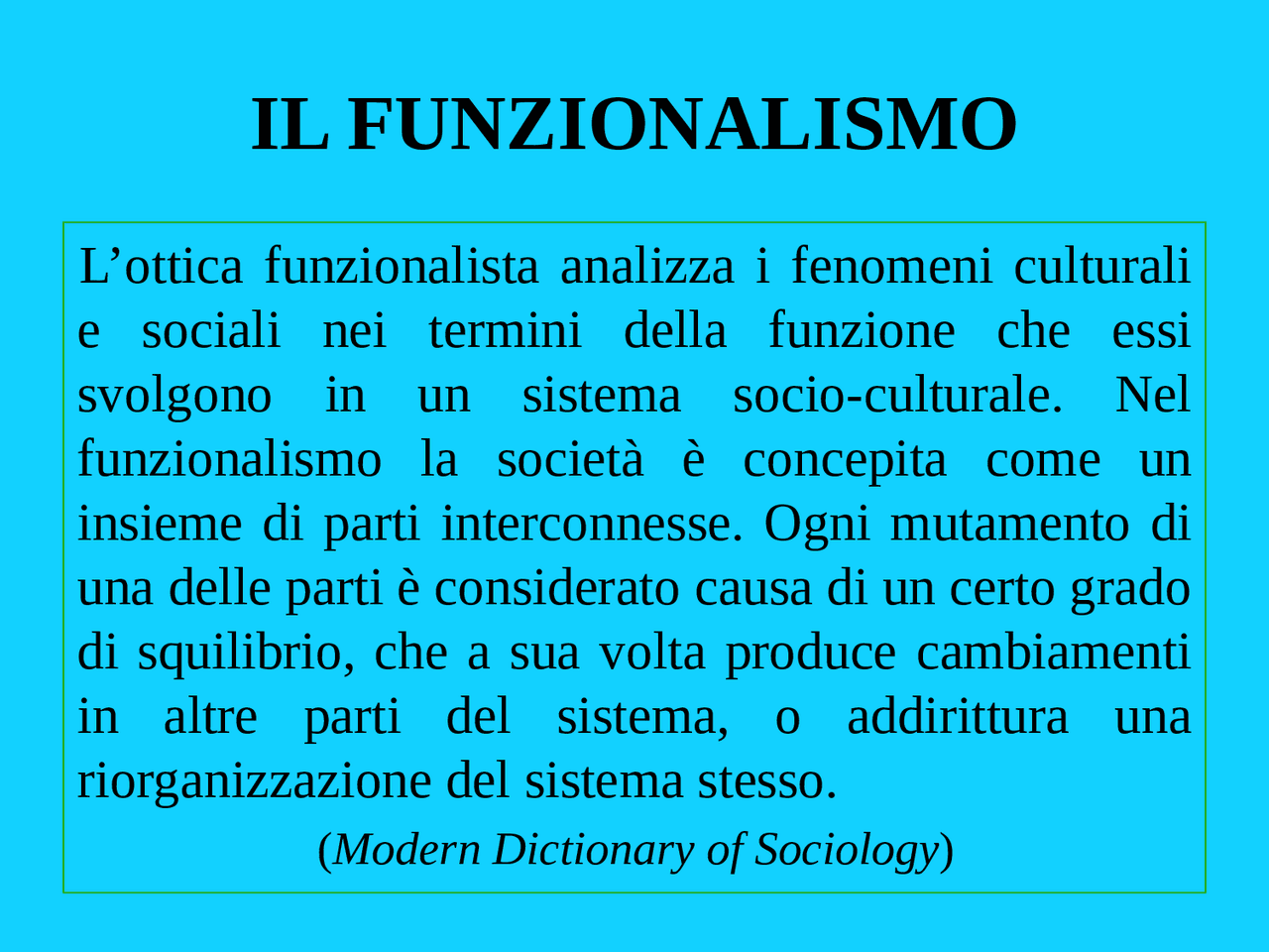 Teorie Contemporanee Slides Sociologia Docsity