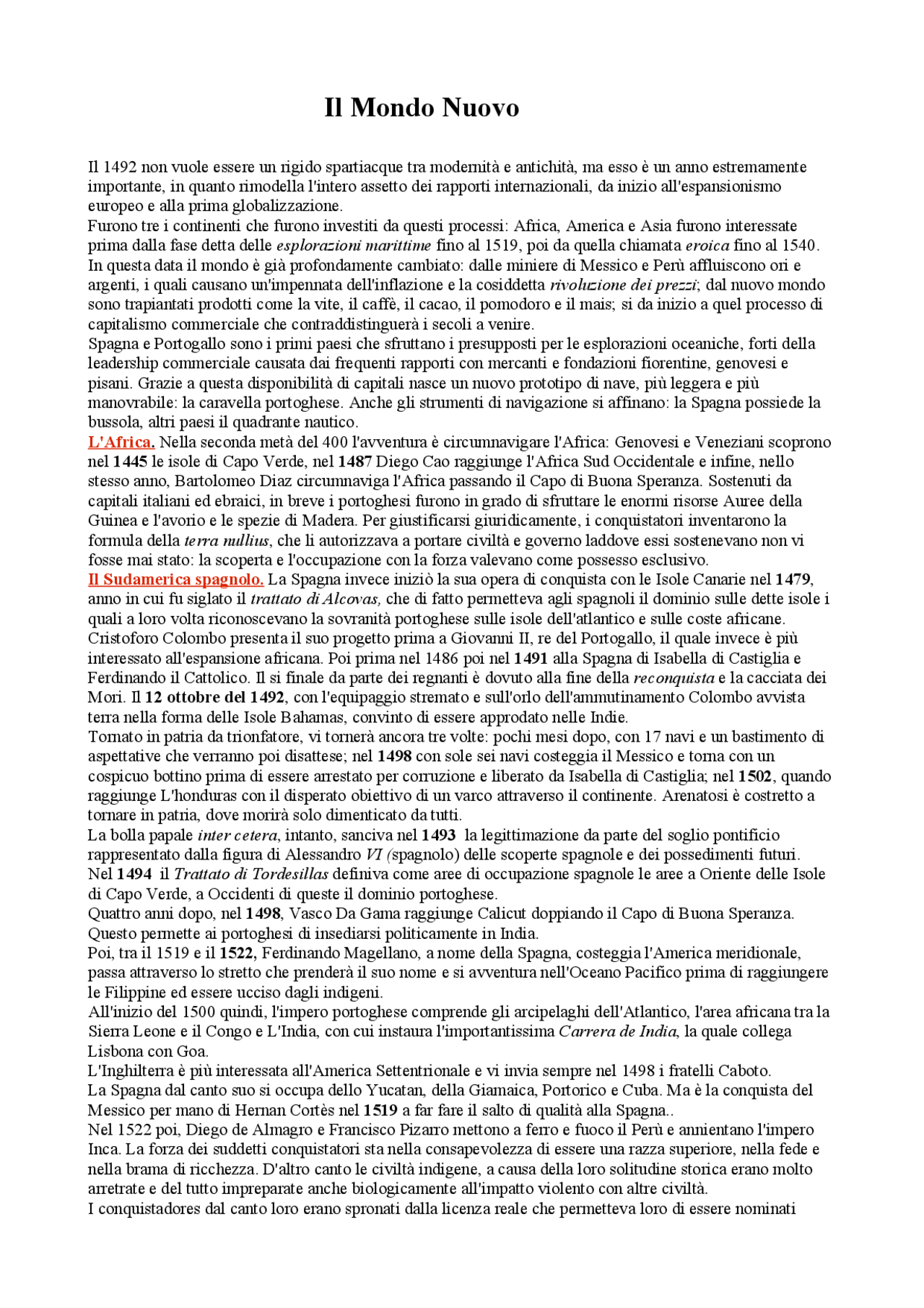 Le Vie Della Modernità Docsity