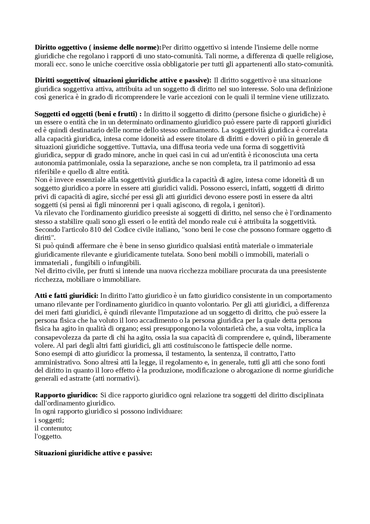 Diritto Privato Domande E Risposte Diritto Privato Docsity