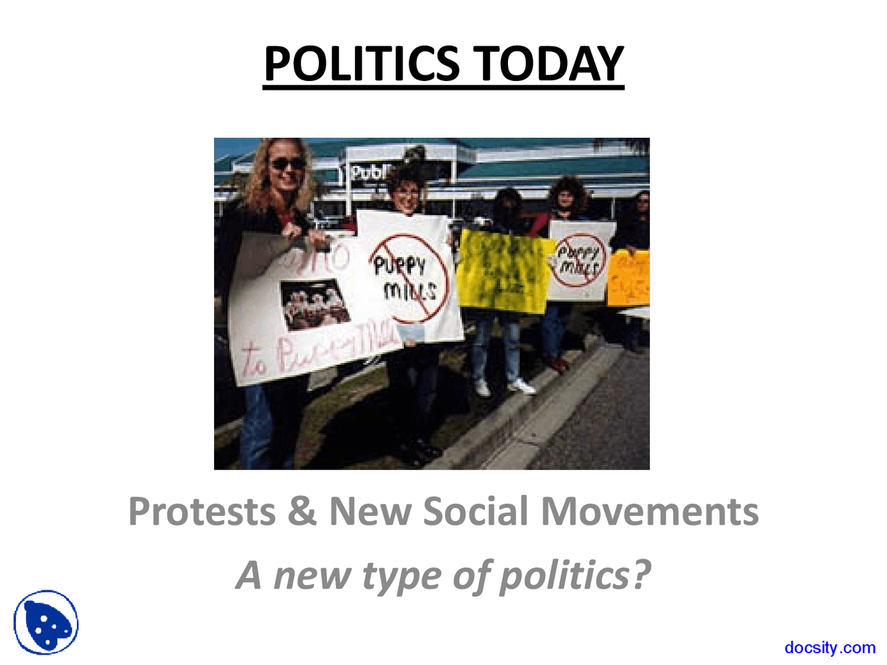 New Social Movements Introduction To Sociology Lecture Slides Docsity