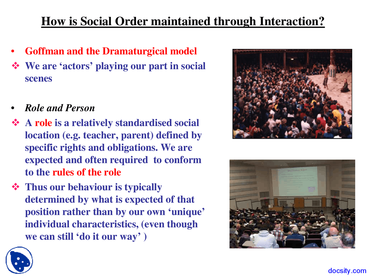 Social Order and Interaction - Introduction to Sociology - Lecture ...