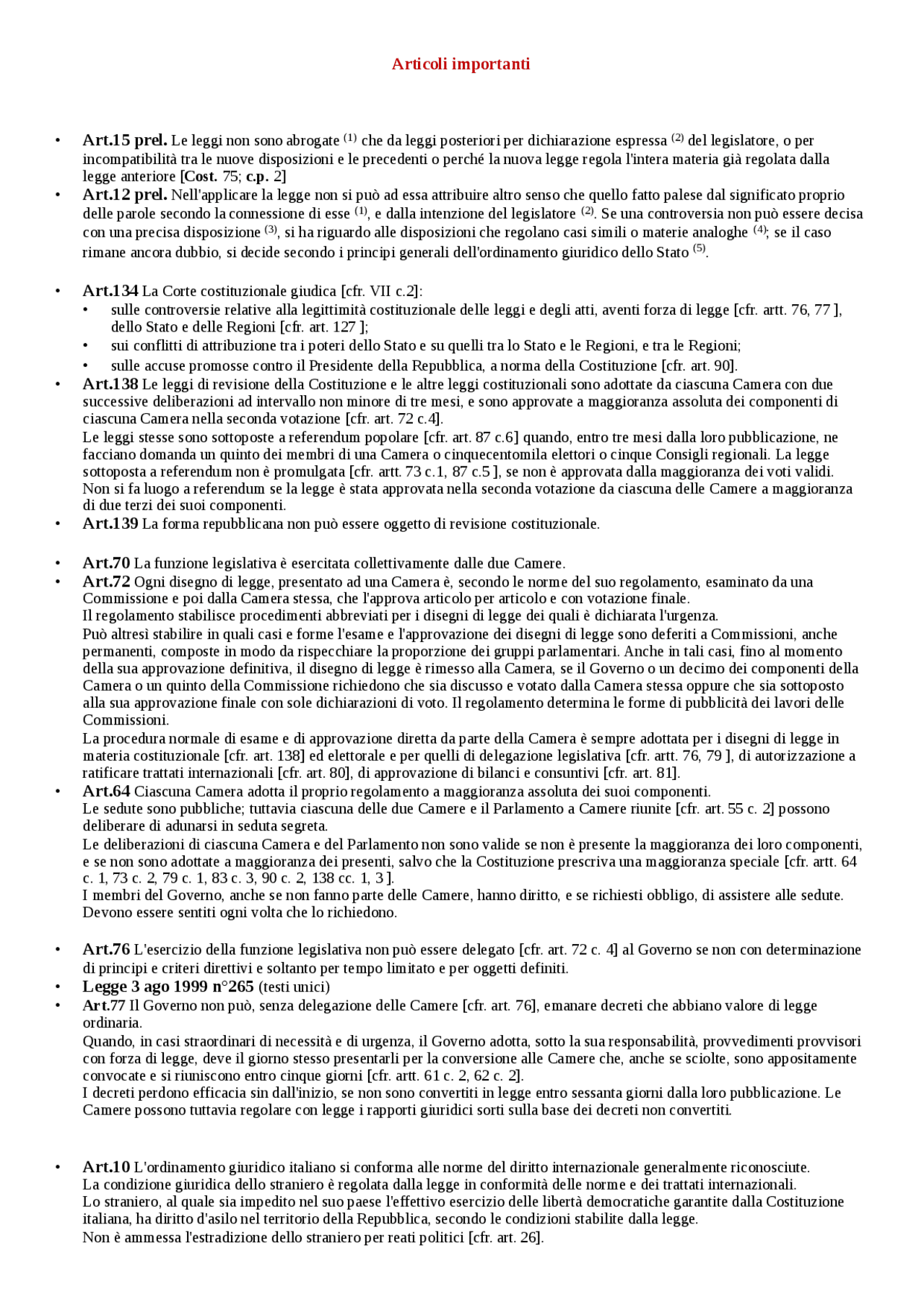 Articoli Importanti Docsity