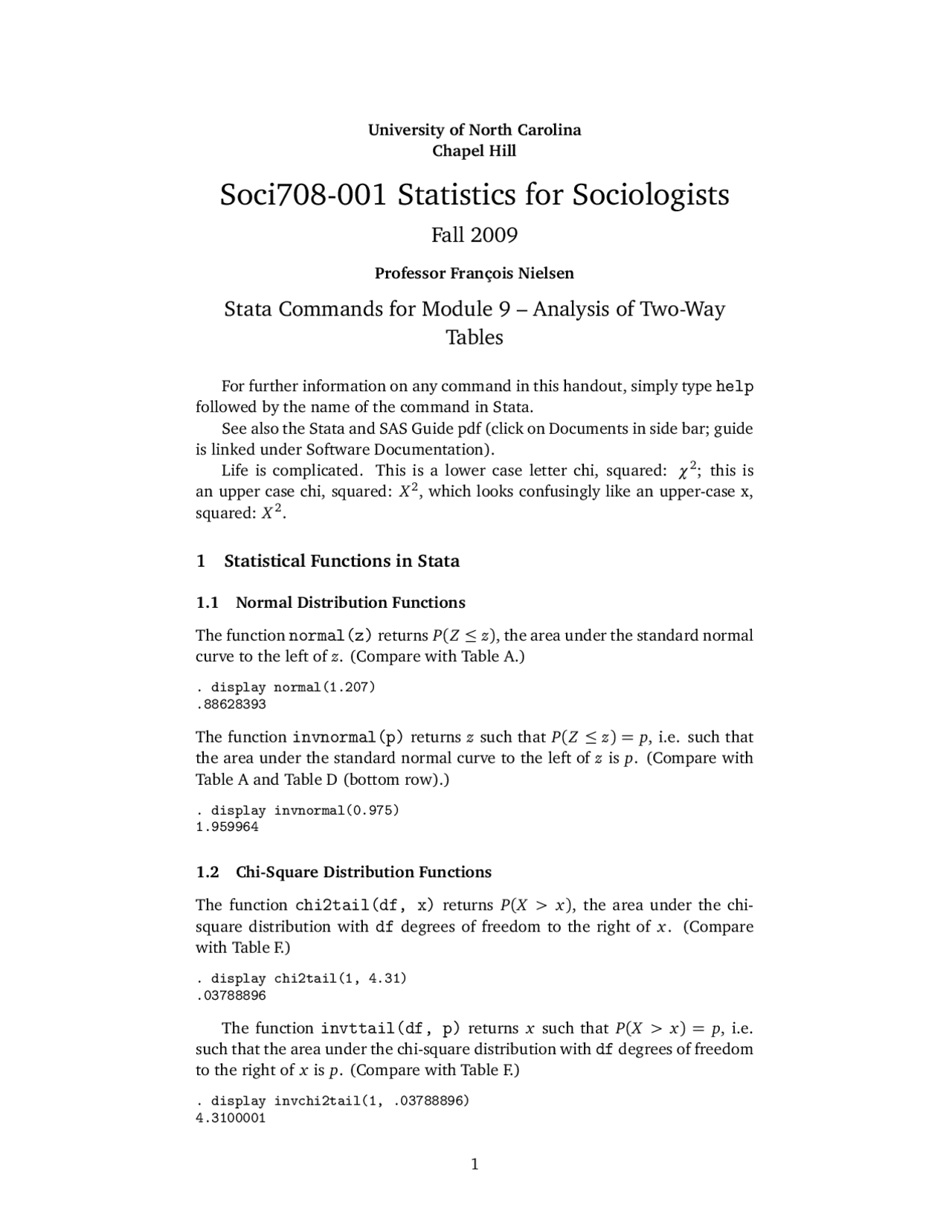 Analysis Of Two Way Two Sociologist Statistics Lecture Notes Docsity