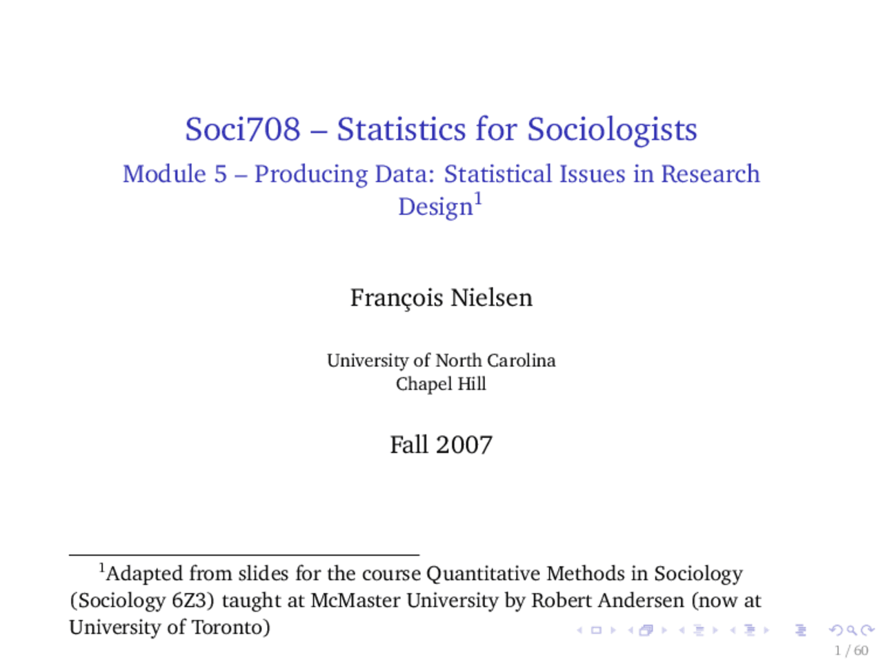 Statistical Issues in Research Design - Sociologist Statistics ...