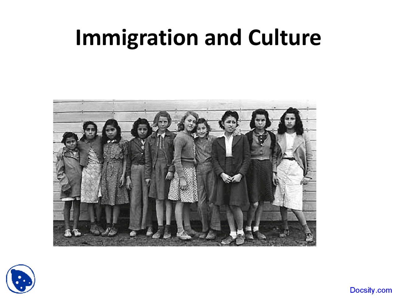 Immigration And Culture Immigration Law Lecture Slides Docsity