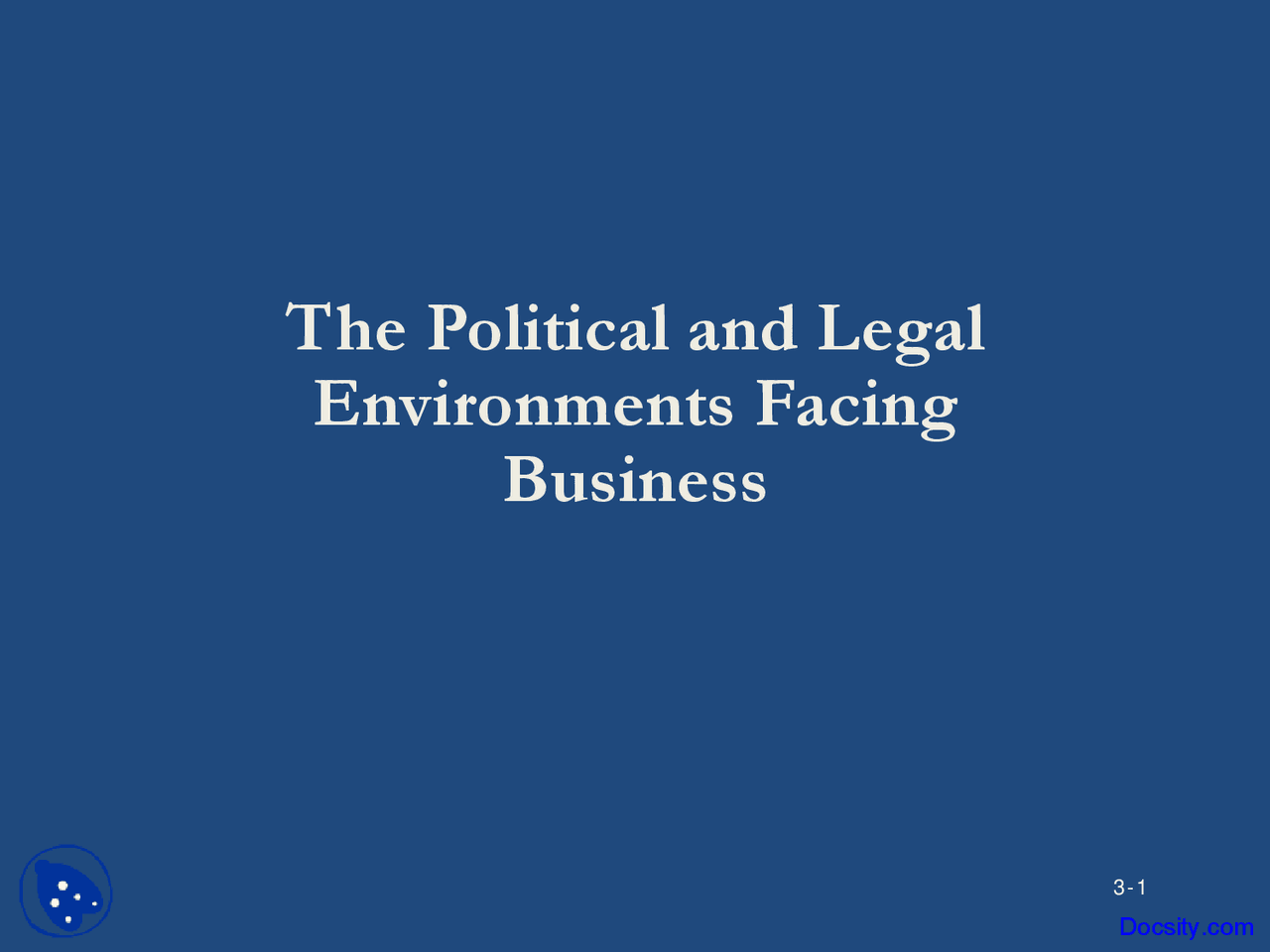 Legal Environments Facing Business - Business Law - Lecture Slides - Docsity
