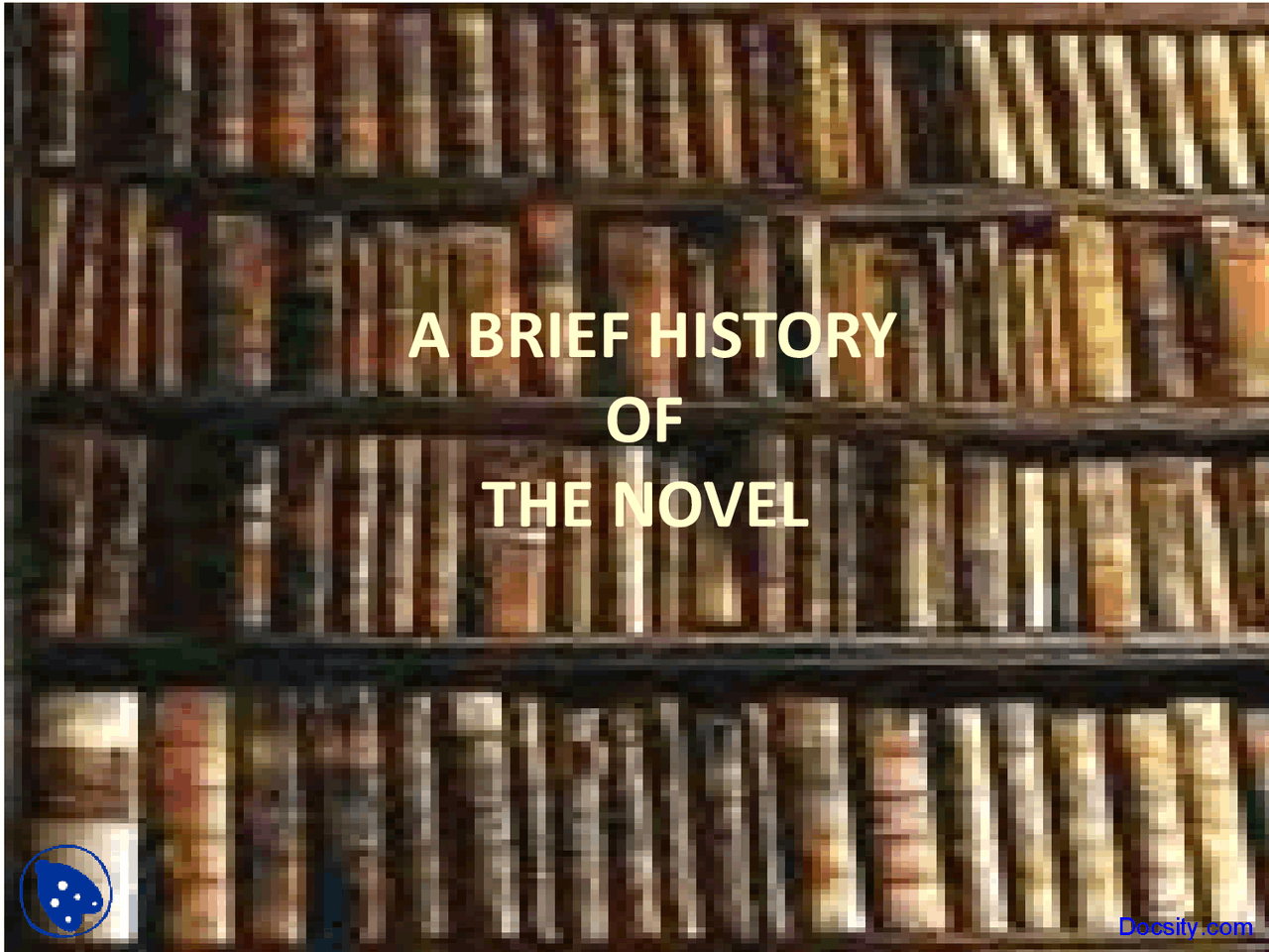 Brief History World Literature Lecture Slides Docsity