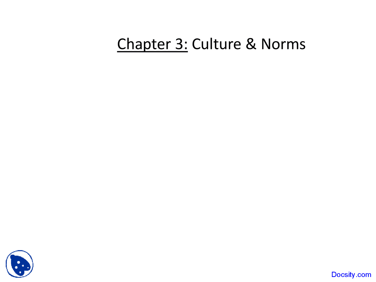 Culture And Norms Introductory Sociology Lecture Slides Docsity